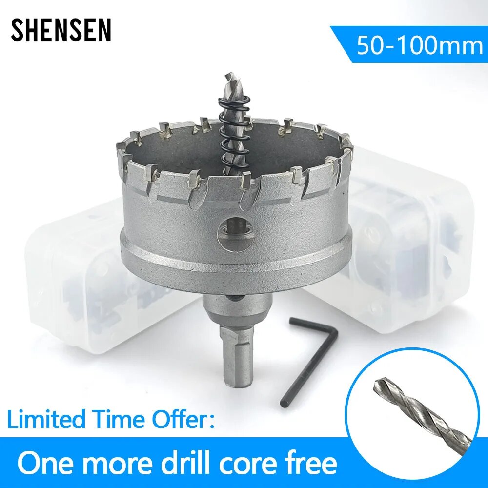 Корончатое сверло шенсен, вольфрамовый карбид, 50-100 мм 90mm