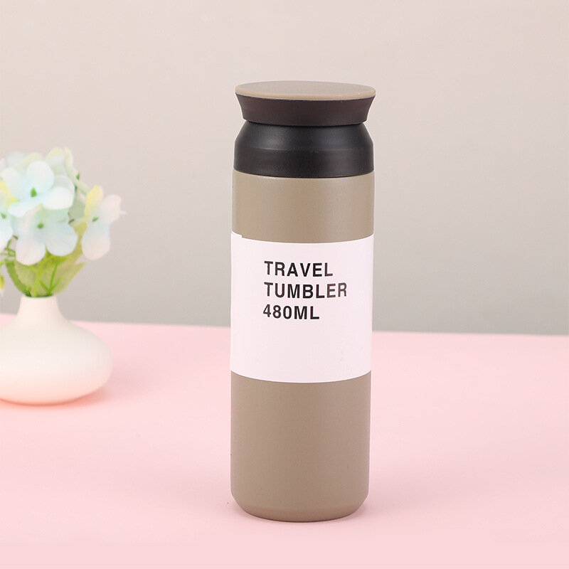 Армейская зеленая вакуумная изолированная кружка из нержавеющей стали 304 для студентов, кофейная кружка, 350 мл