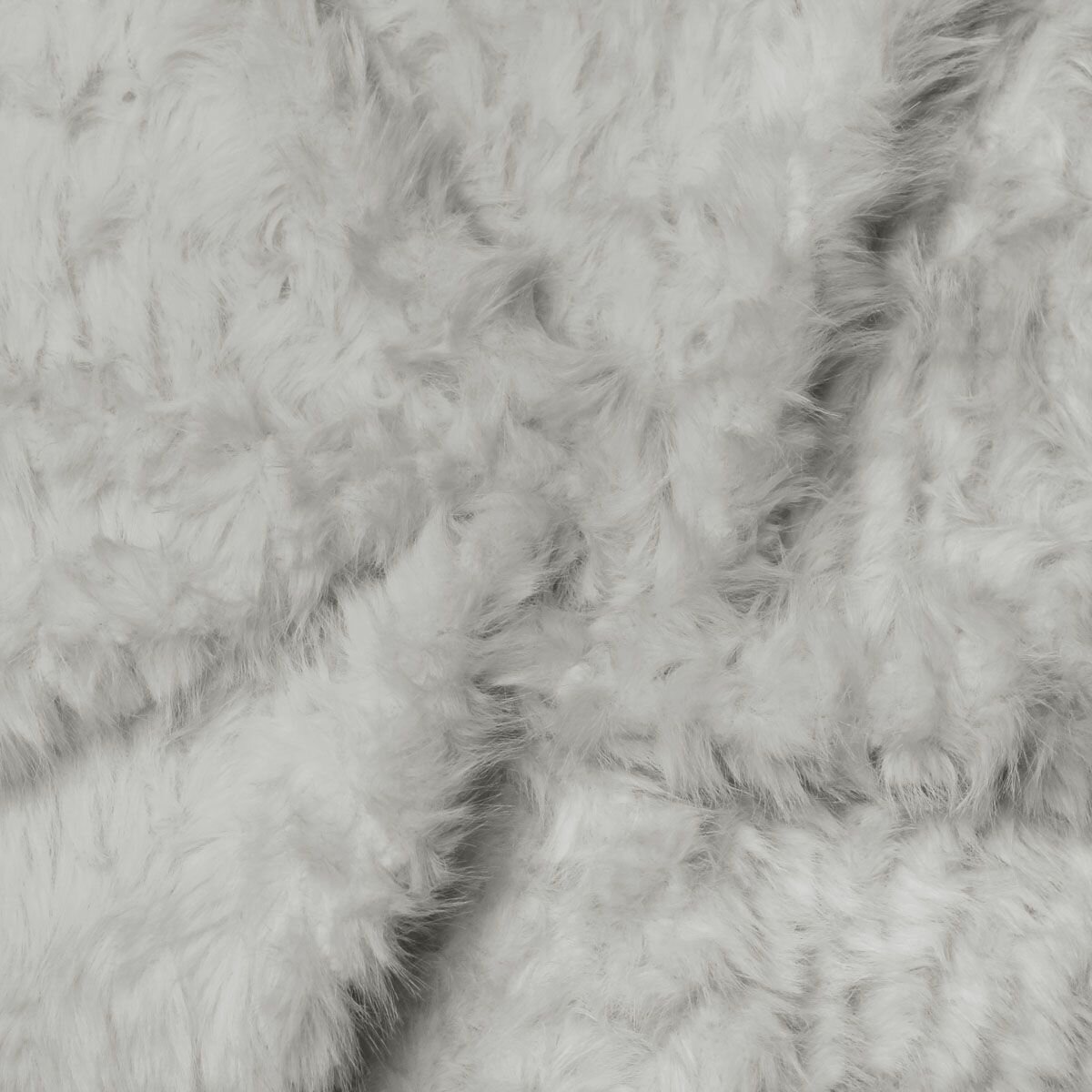 Ткань, искусственный мех, полиэстер, плотность 170г/м², 3м х 1,4м, кремовая