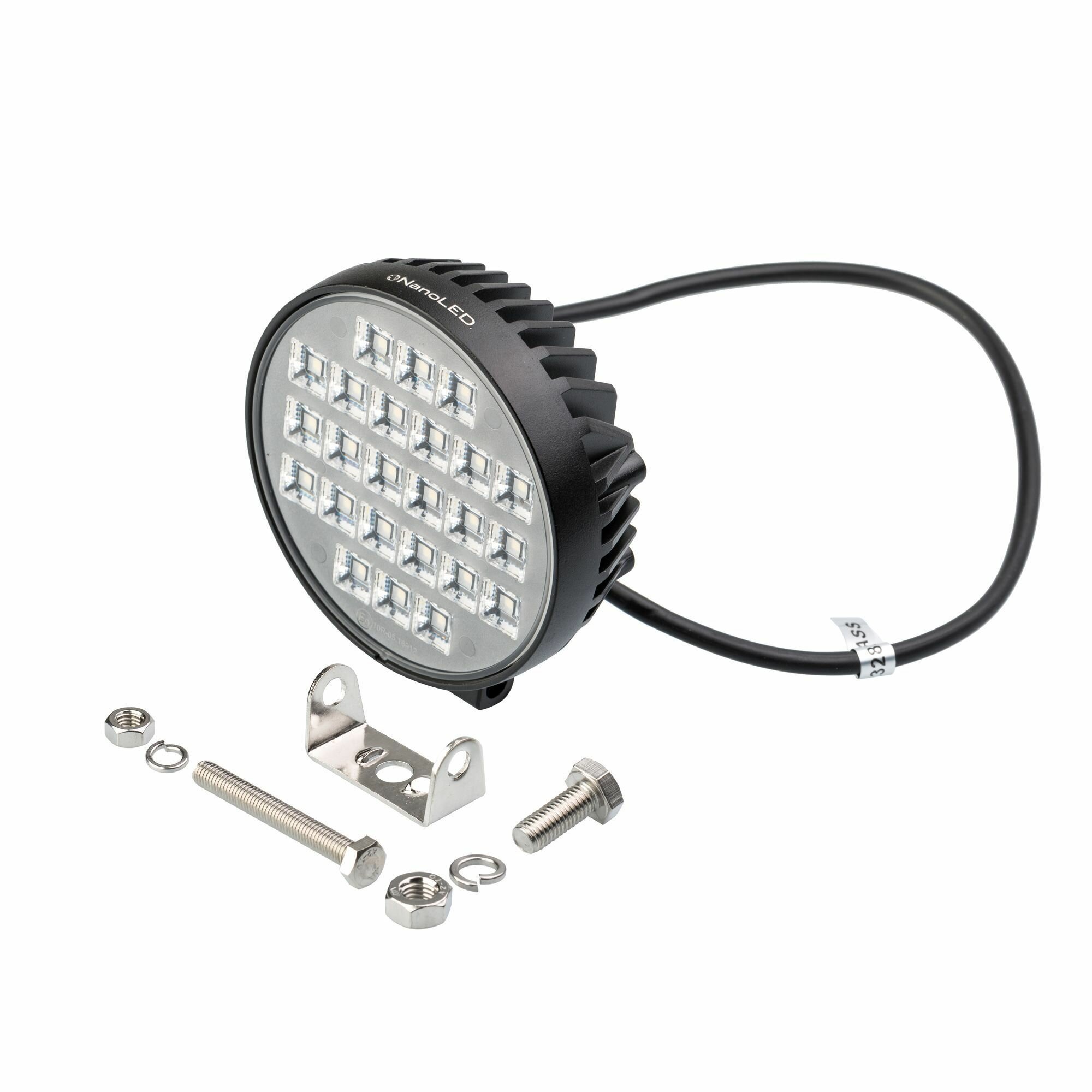 Фара рабочего света NANOLED 24Ватт, светодиодная, 12-24V, куглая D-114,3*39,1мм
