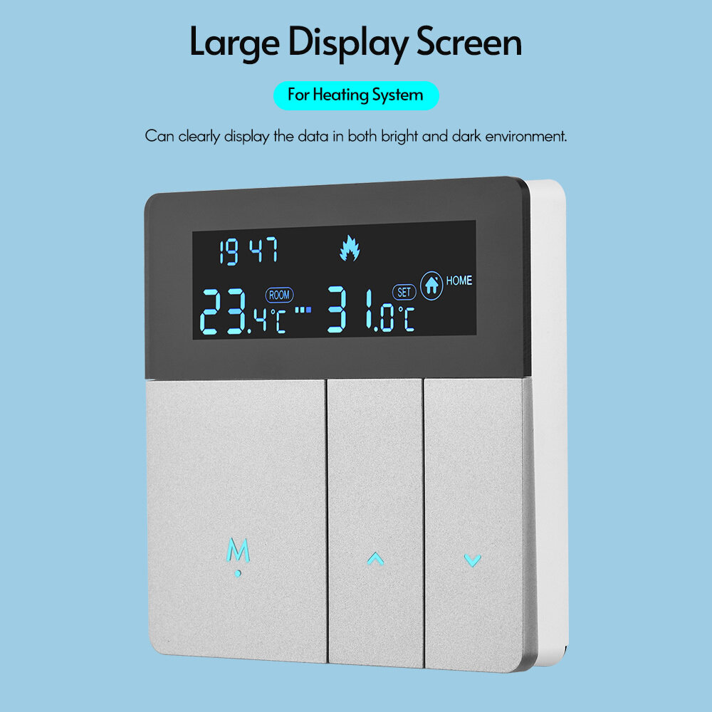 Tongtuo I8 цифровой термостат для газовых котлов, подходит для дома и офиса