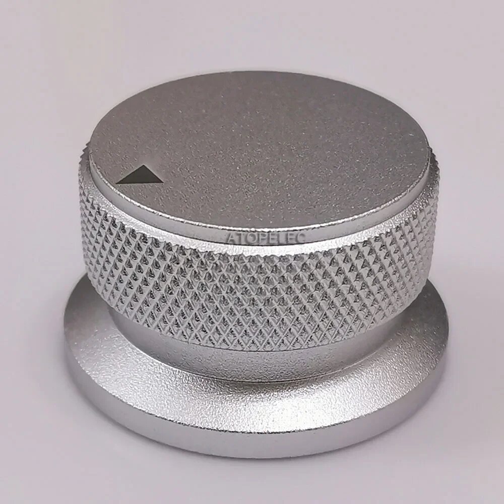 Алюминиевая ручка Silver для аудиоусилителя