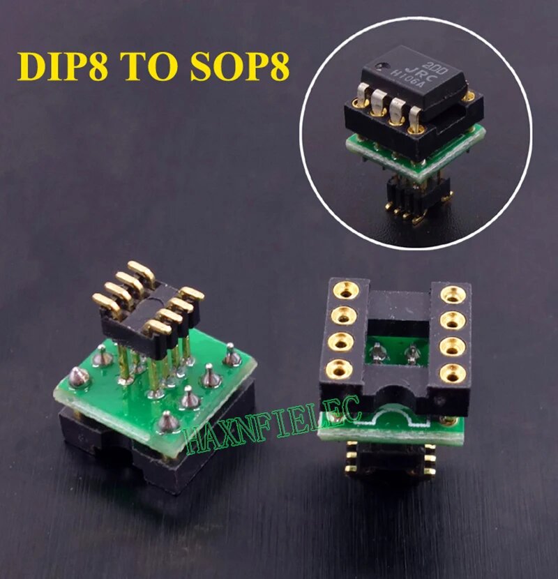 Преобразователь DIP8 в SOP8 8Pin HAXNFIELEC