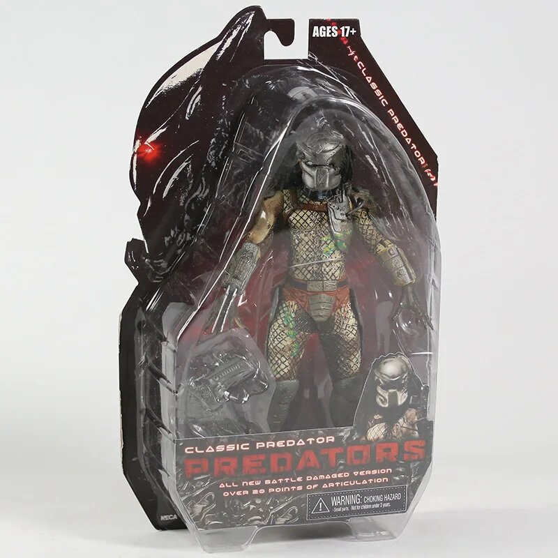 NECA Хищник Городской Охотник, Серый, Classic A