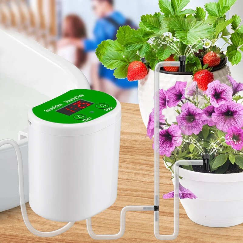 Автоматическая система полива для комнатных растений 2 head