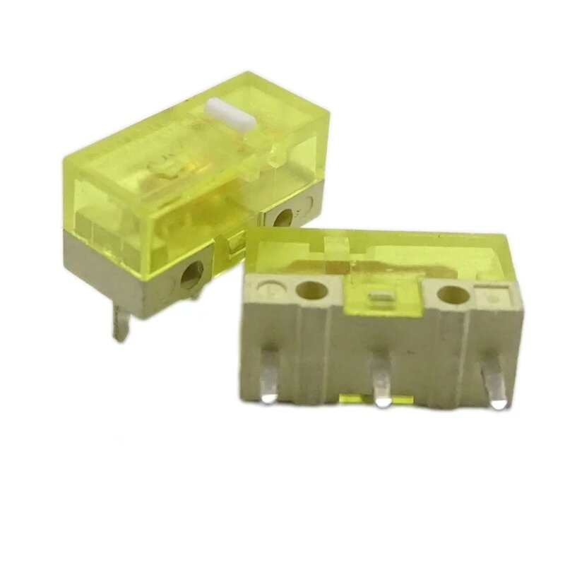 Микропереключатели HUANO для мыши, 2 шт, Yellow, 3 контакта