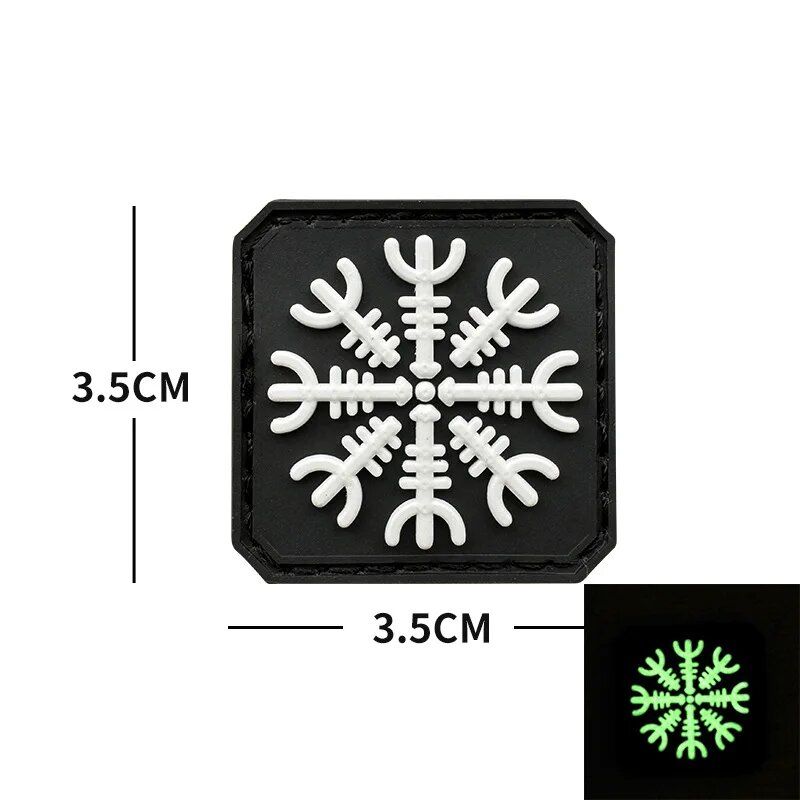 Тактические нашивки Viking Wolf VALHALLA Admit One Pirate 9