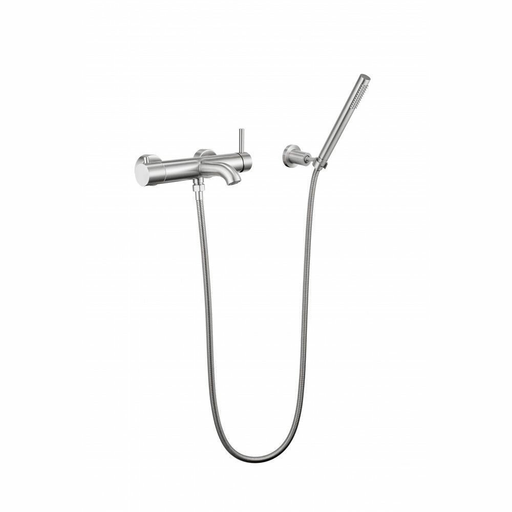 Смеситель для ванны с душем Milacio Ultra MCU.350. SS сталь нержавеющая