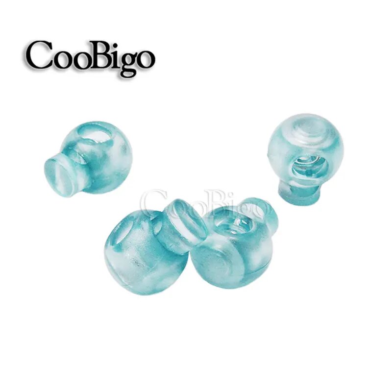 CooBigo прозрачные пластиковые стопоры для шнура 10 шт.