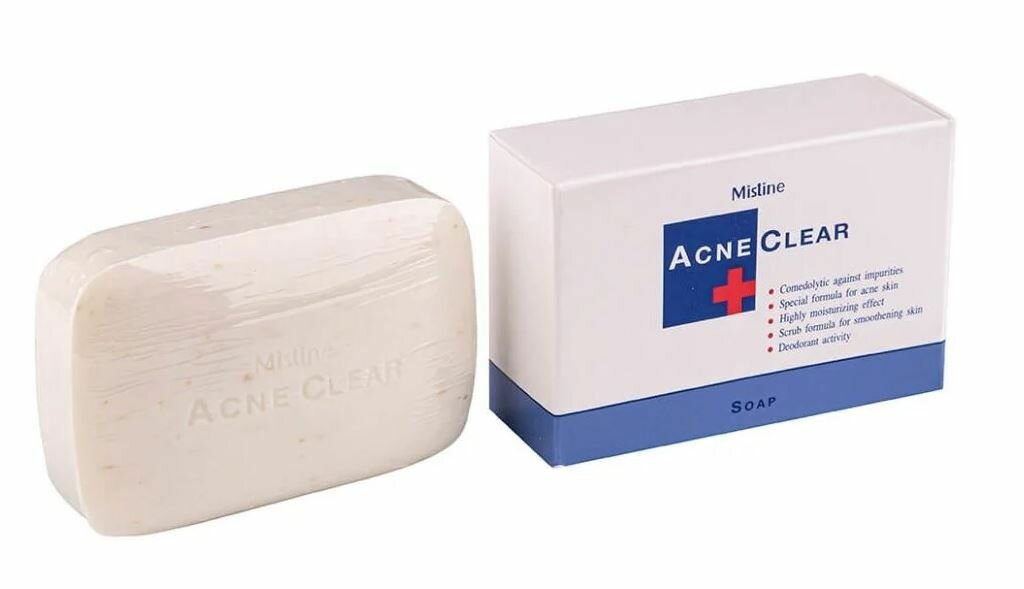 Антибактериальное мыло для лица и тела Mistine "Acne" для проблемной и жирной кожи 90 гр.