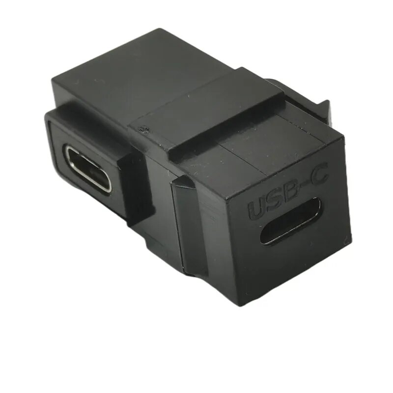 CY USB C Keystone Jack 90 градусов черный