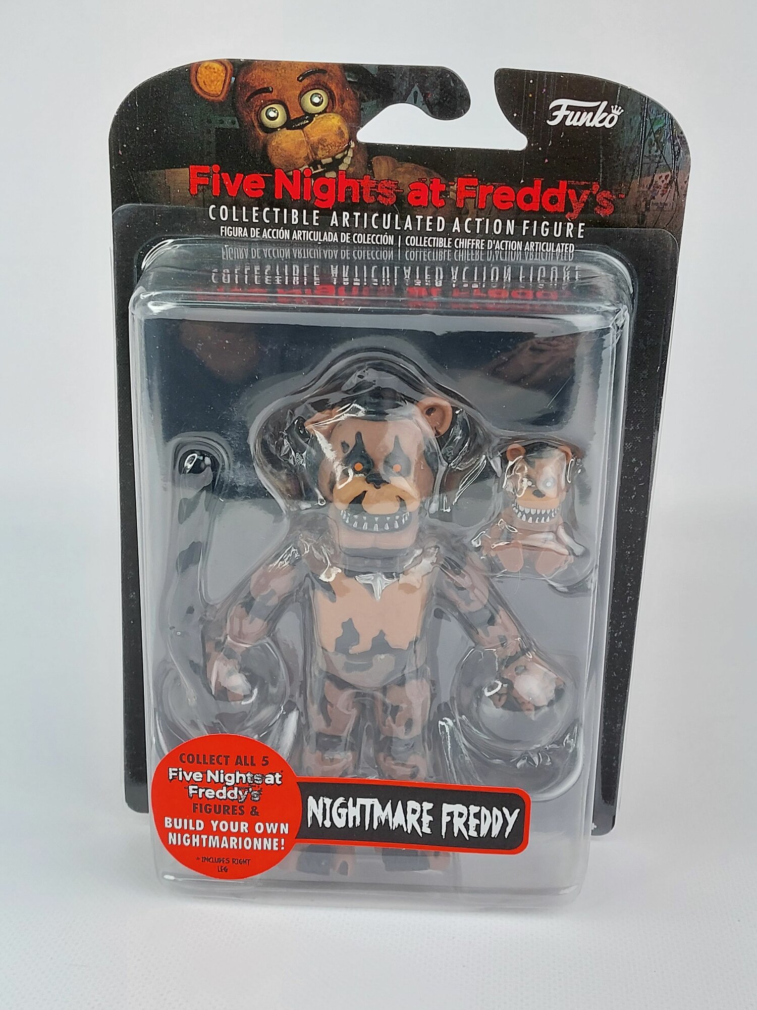 Фигурка Кошмарный Фредди из хоррор игры Пять 5 ночей у Фредди (фнаф) Freddy