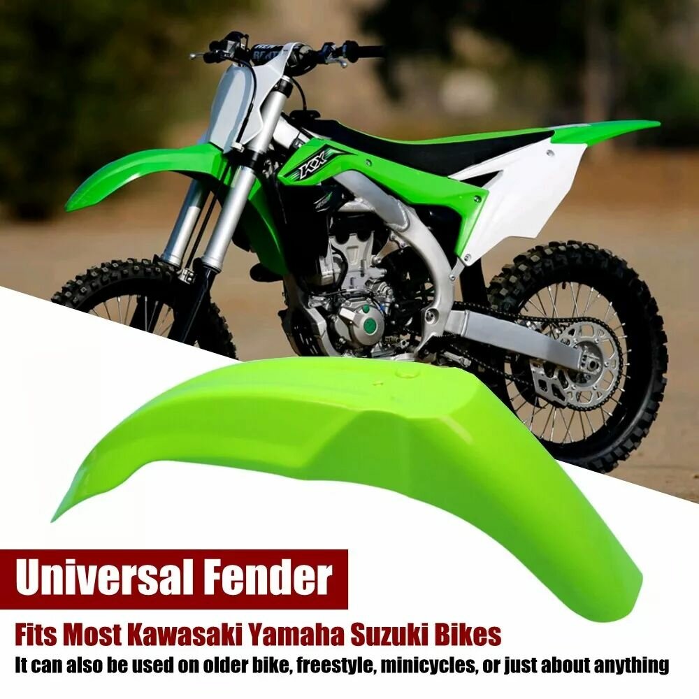 Крыло переднее для мотоцикла MX Enduro Green
