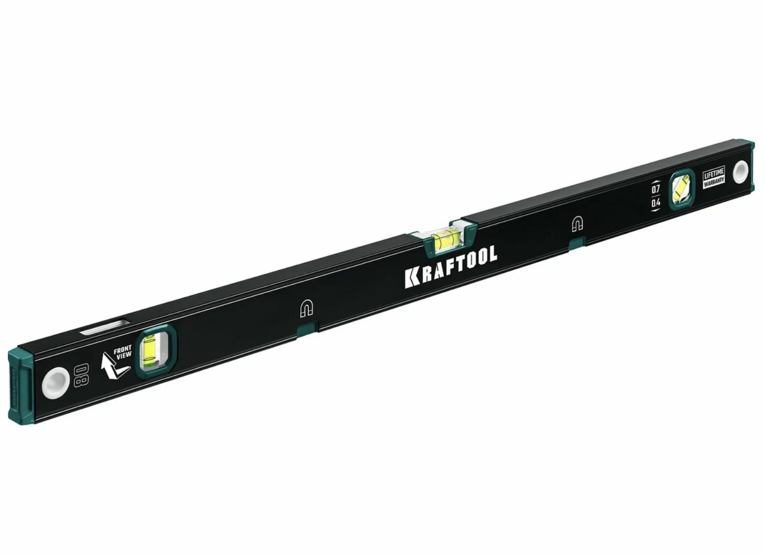 Уровень строительный магнитный с зеркальным глазком 800 мм Kraftool