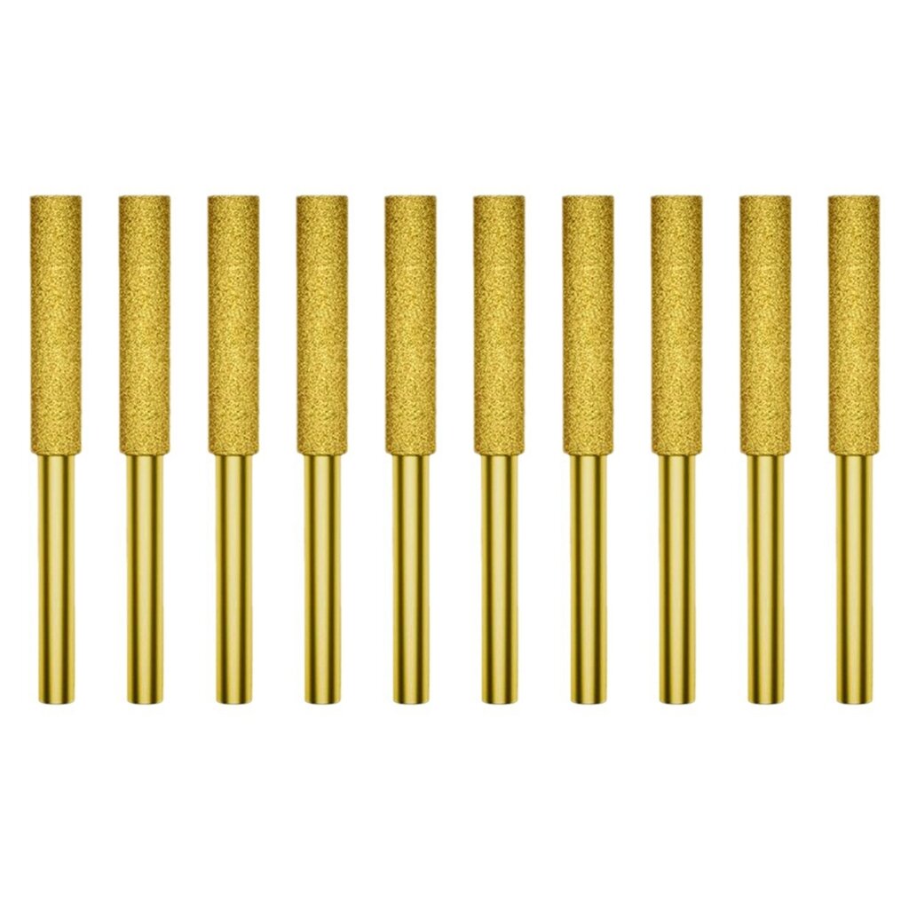 10 шт, точилка для бензопилы, шлифовальные камни, напильник заусенцев