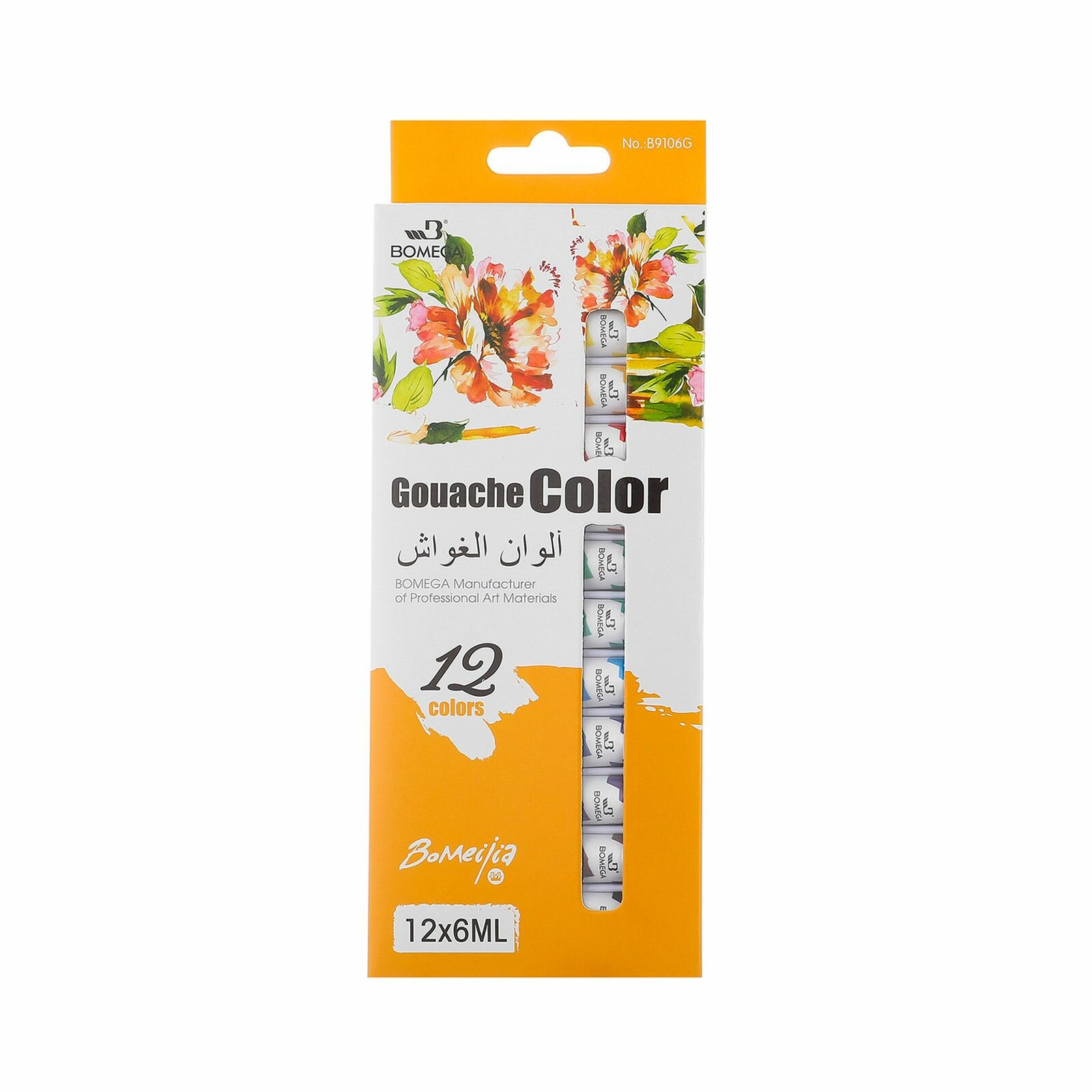 Набор акриловых красок для детей, 12 цветов, 6 мл