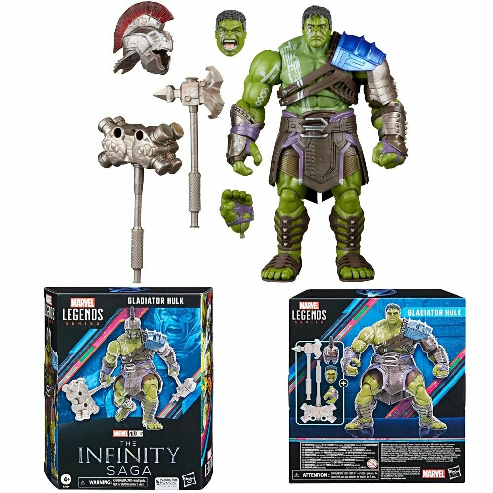 6-дюймовая кукла Халка-гладиатора из серии "Тор: Рагнарек" от Hasbro Marvel