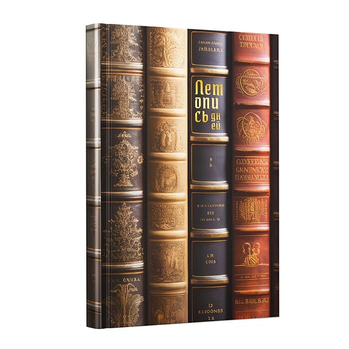 Книга для записей Канц-Эксмо А6, 96 листов 7Б, Efalin, тиснение фольгой. Бумага офсет 70 гр/м, клетка "Летопись дней" (КЗФ6804366)