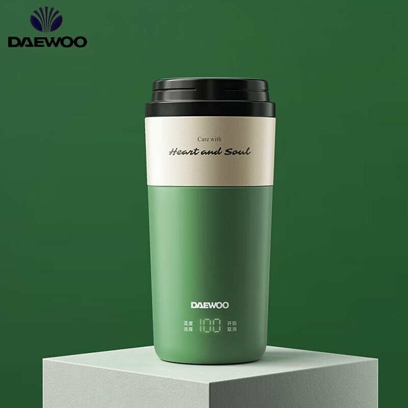 DAEWOO Портативный электрический чайник 350мл Контроль температуры для путешествий и отелей Вкладыш из нержавеющей стали D19