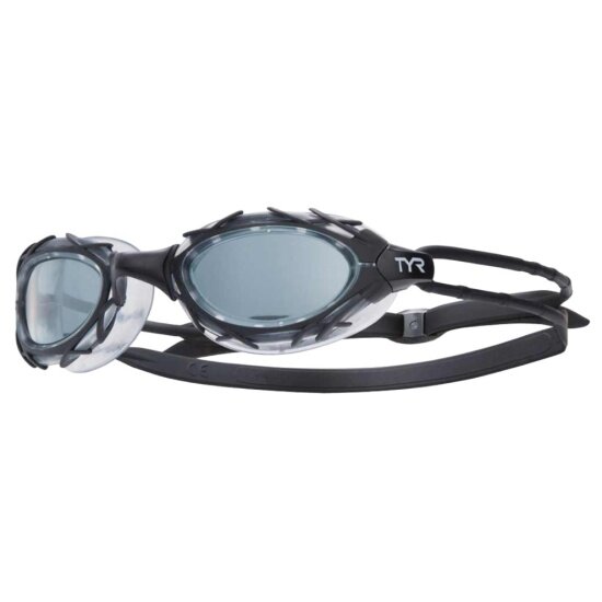Очки для плавания Tyr Nest Pro, LGNST-041, дымчатые линзы, черная оправа