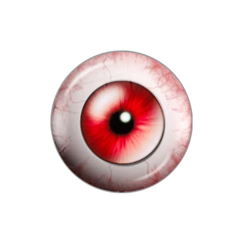 Стеклянные глазки кабошоны 10 шт. 20 мм, 33