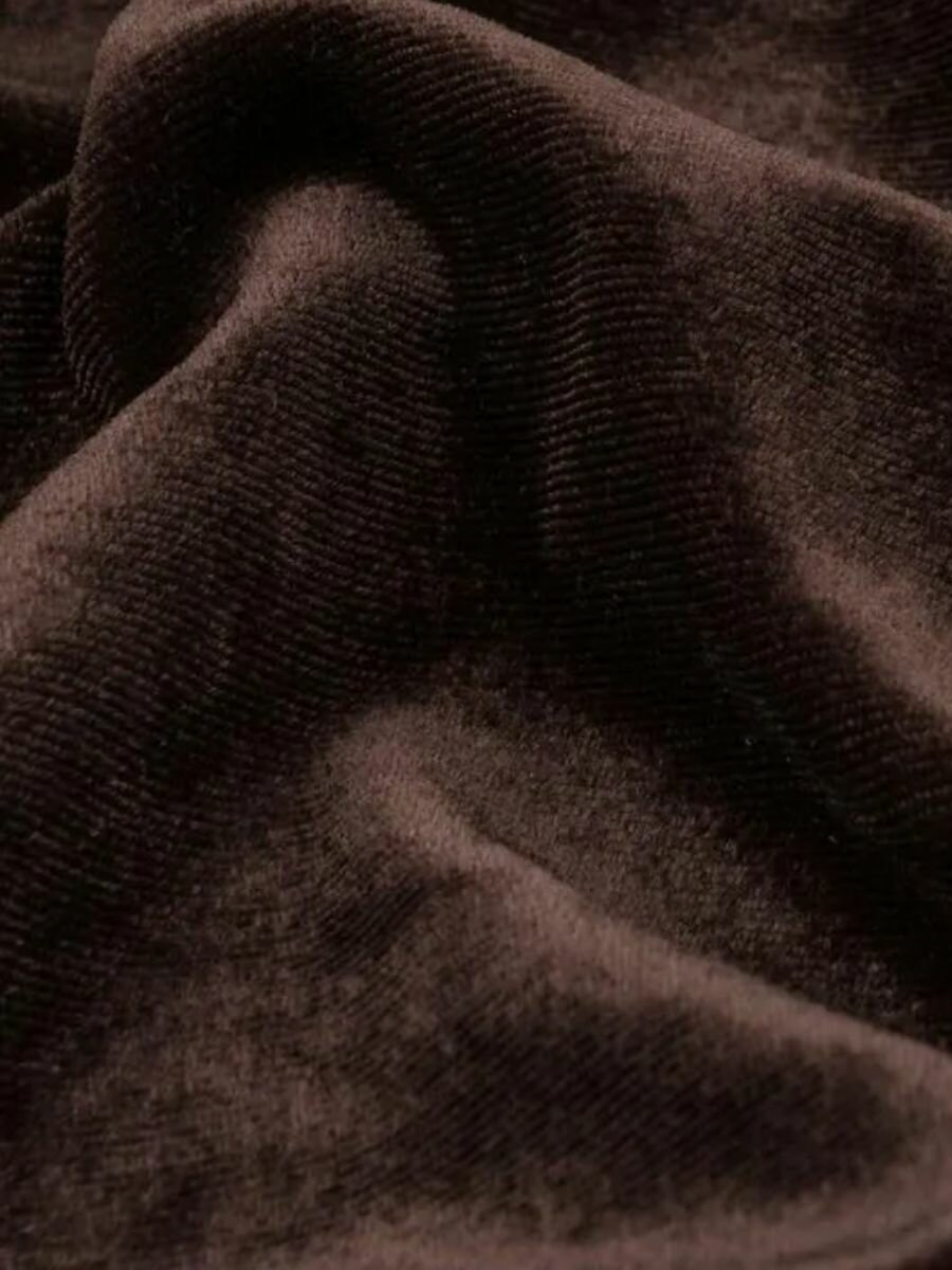 Бархат-стрейч однотонный