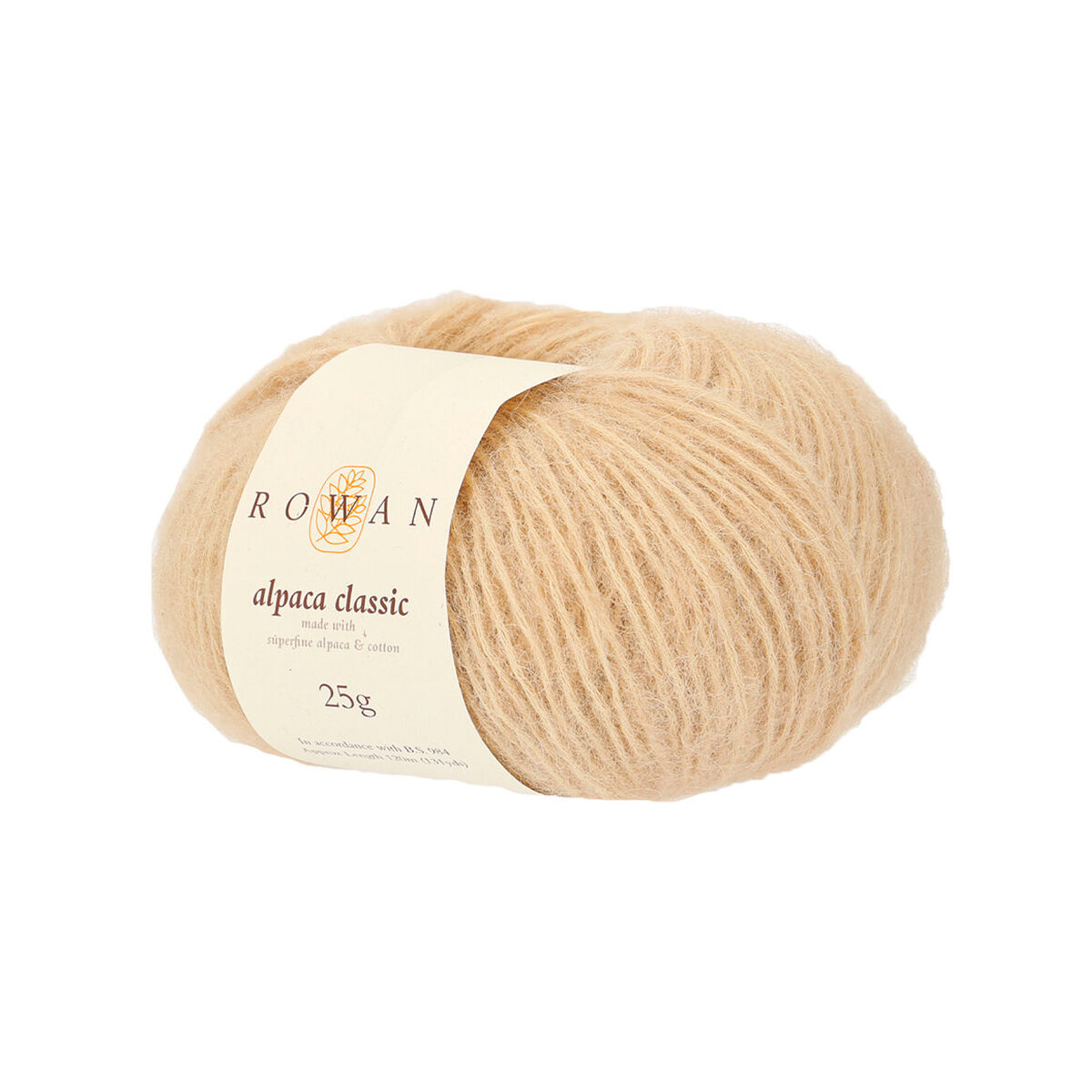 Alpaca Classic /Альпака Классик/ пряжа Rowan, 9802214 (127, champagne (шампанское), бежевый)