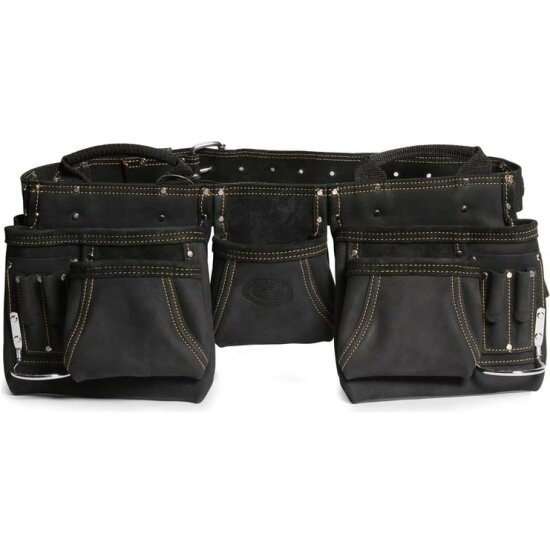 Сумка-пояс монтажника кожаная Квт СК-12