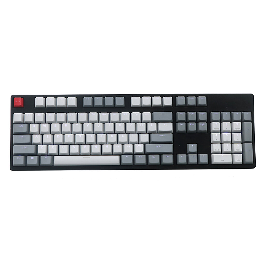 108-клавишные колпачки из PBT Полный комплект колпачков OEM-профиля для механической клавиатуры Замена колпачков RGB-клавиатуры с подсветкой