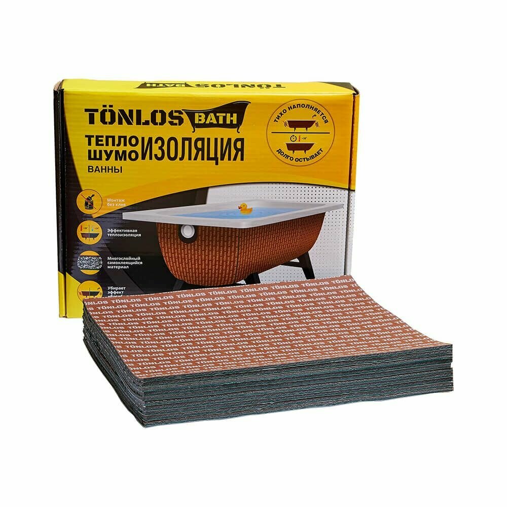 Комплект для шумоизоляции канализационных труб TONLOS PIPE