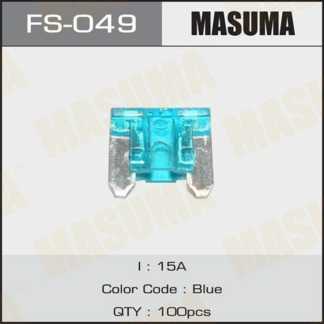 Предохранитель плавкий флажковый micro 15A Masuma FS-049 10шт.