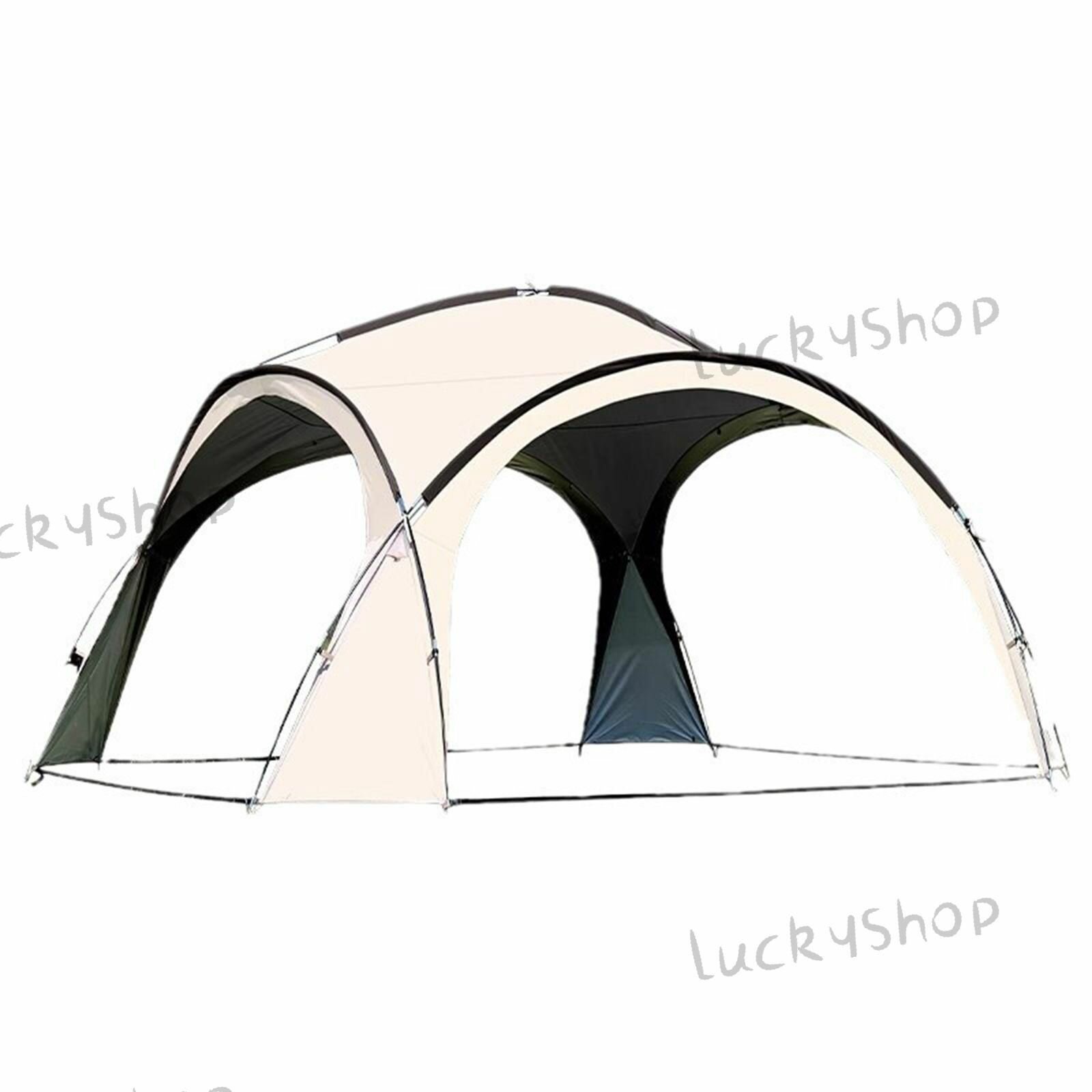 Большой кемпинговый тент от солнца и летняя беседка для дачи и отдыха на природе