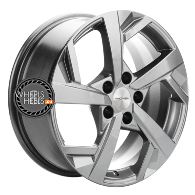 Диск автомобильный литой Khomen Wheels KHW1712 (Changan CS35/CS35 Pro) 17x7 5x110 et46 dia63.3 Gray