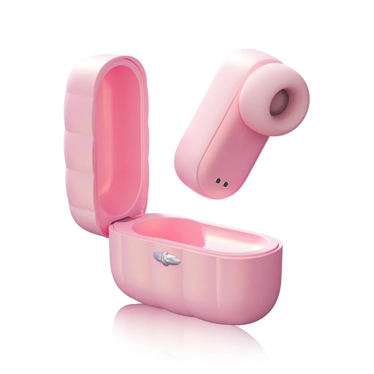 Вакуумный стимулятор BeYourLover Alggie Earphone в виде наушника с управлением через приложение