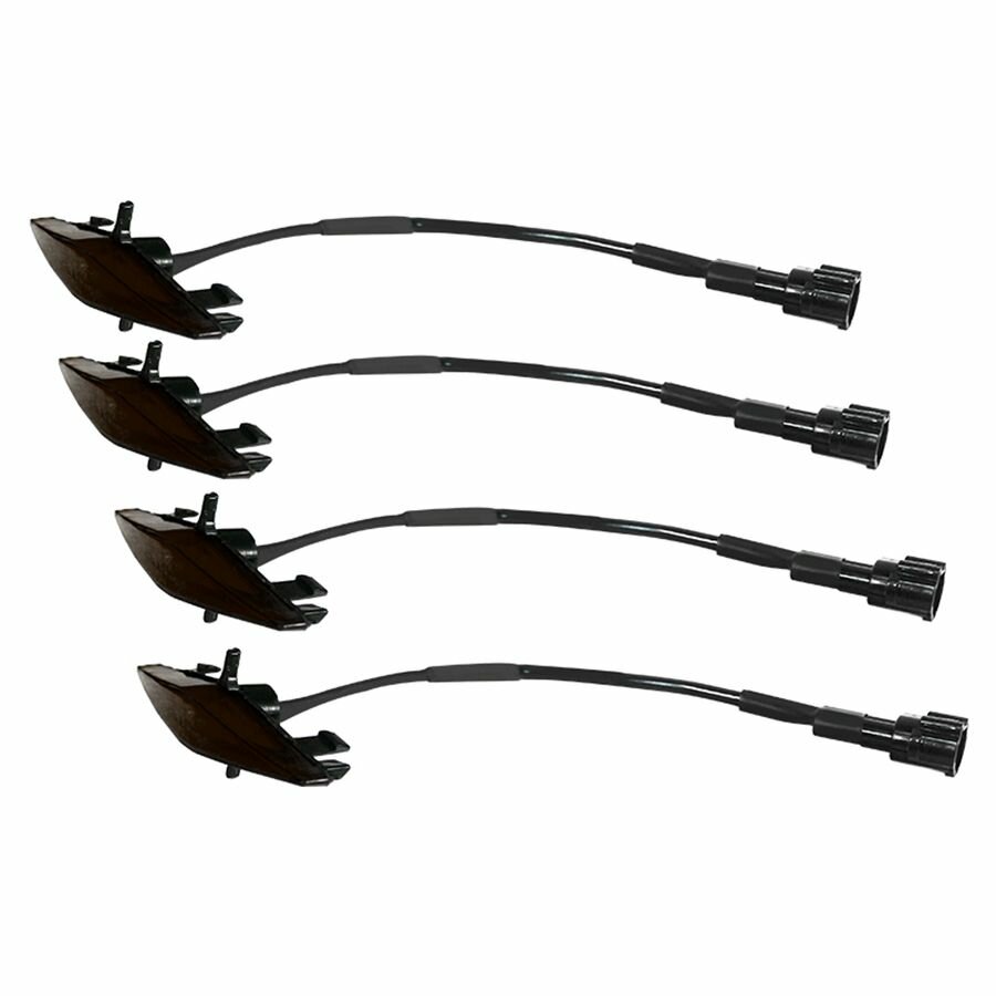 4 шт. Дымчатый объектив передняя решетка янтарные светодиодные фонари комплект подходит для Toyota 4Runner 2014-2019