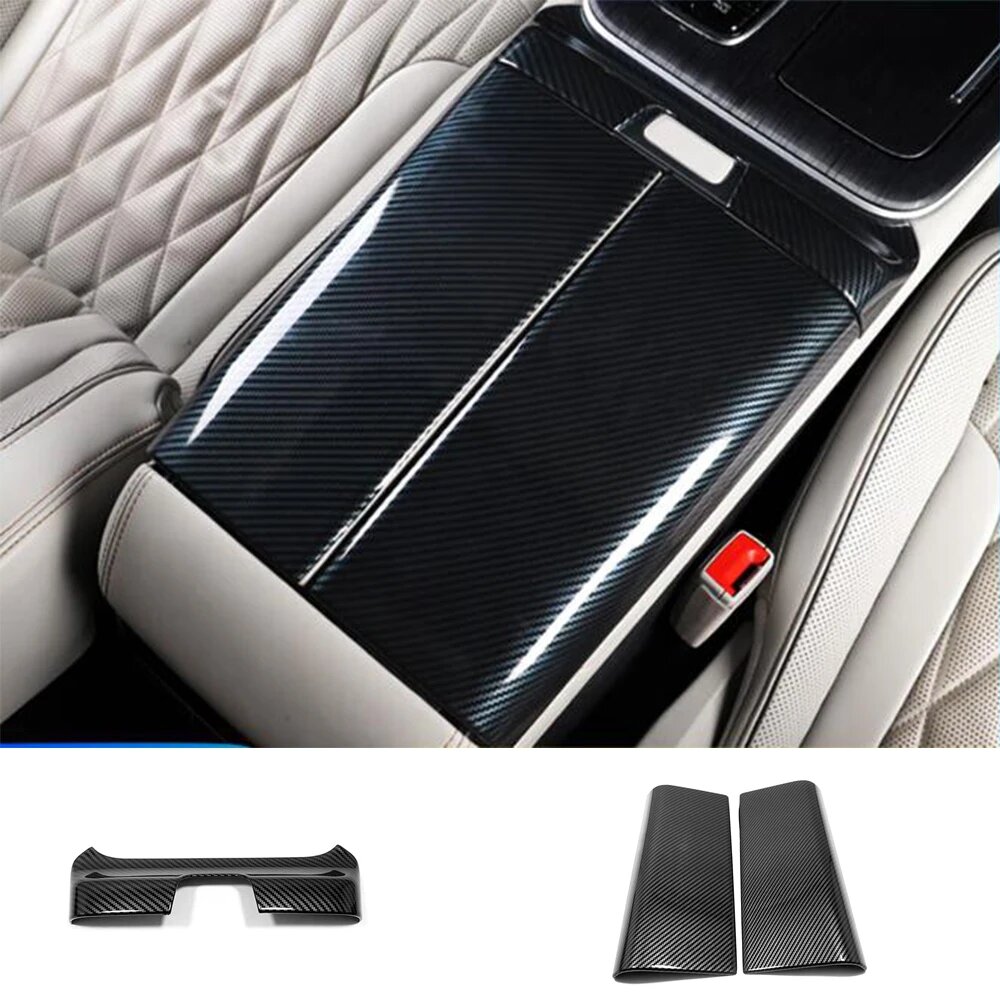 Новый АБС-пластик из углеродного дерева для Trumpchi Gac Gs8 2022 2023, автомобильный carbon 3PCS