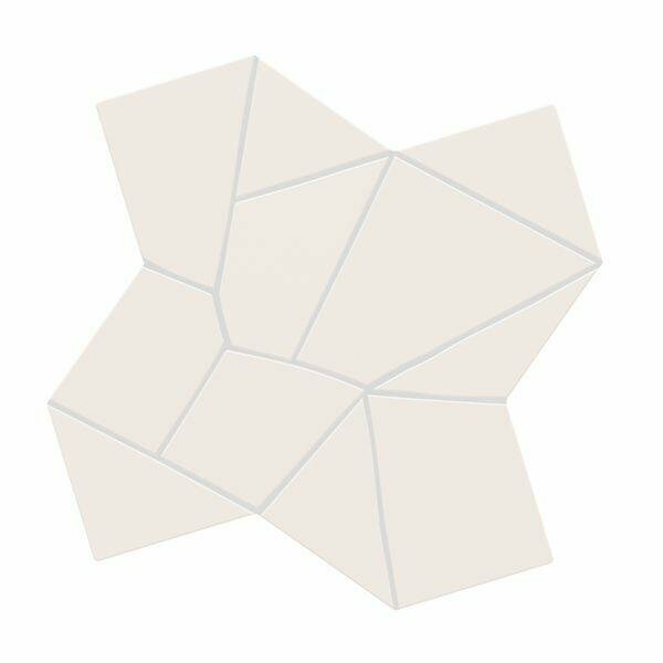 Керамогранит WOW Trencadis 134260 25.5x25.5 Матовая Белый