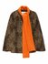 Накидка MSGM, размер 46, коричневый