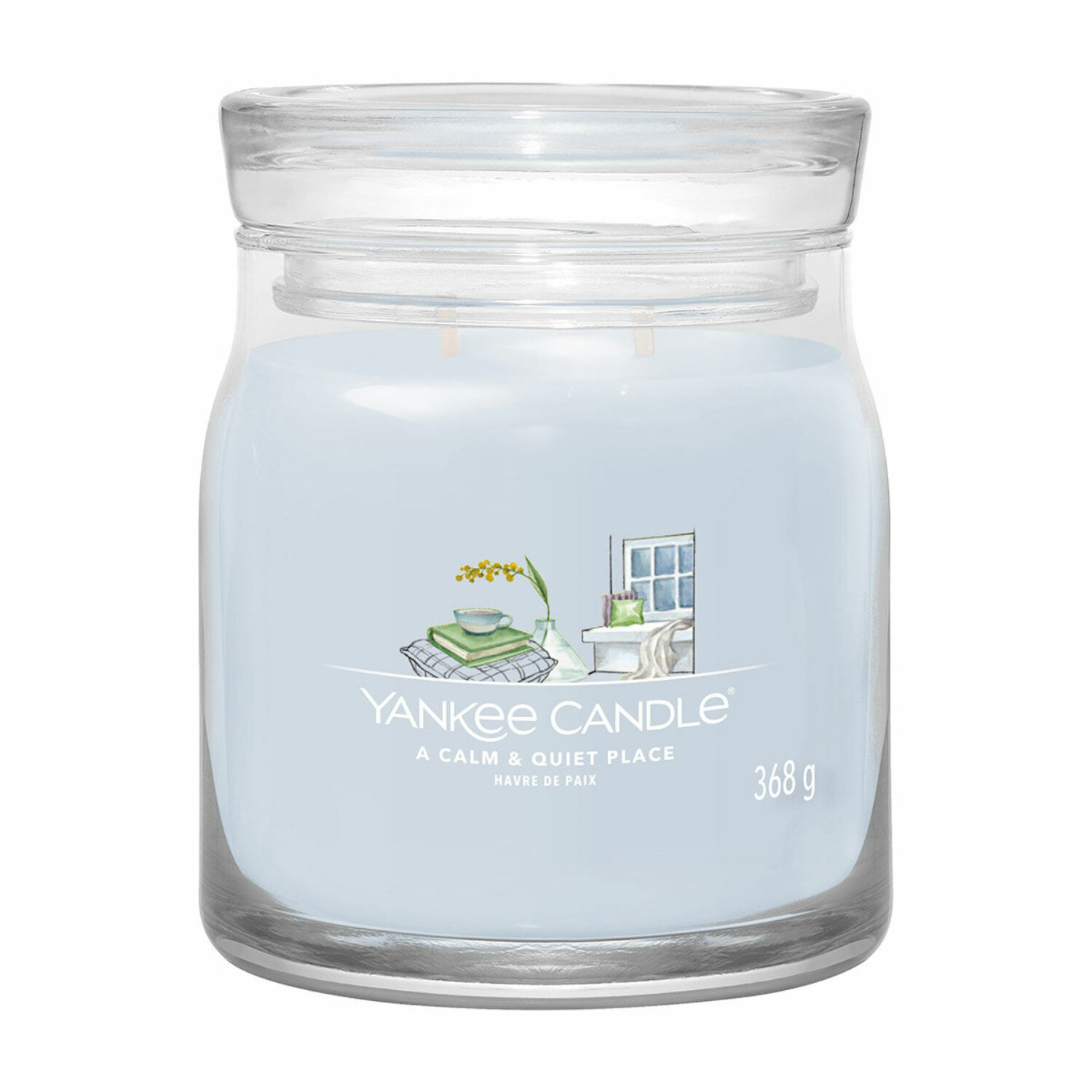 Ароматическая свеча Yankee Candle SIGNATURE "Тихое место/A CALM & QUIET PLACE", средняя