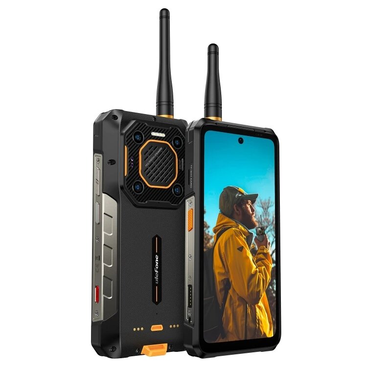 Смартфон Ulefone Armor 26 Ultra Walkie Talkie, защищенный, 12 ГБ, 512 ГБ, 6,78 дюйма, 15600 мАч, 5G NFC