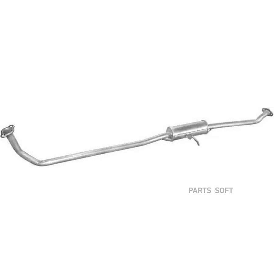 Глушитель средн часть DAEWOO: TICO 0.8 B, KAT 91- от официального дистрибьютора, POLMOSTROW, артикул 0523