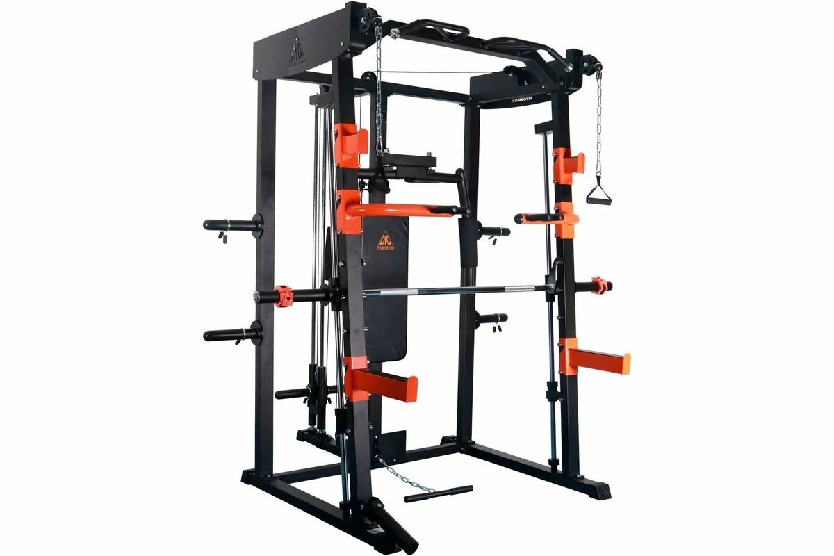 Силовая станция DFC "PowerGym", антискользящее покрытие, черный