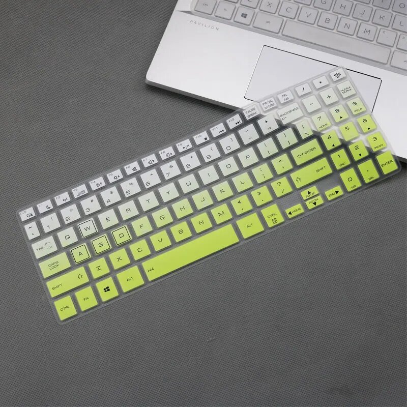 Силиконовый чехол для клавиатуры THUNDEROBOT 911 Pro 15,6"/Thunderobot Zero 16" fadegreen