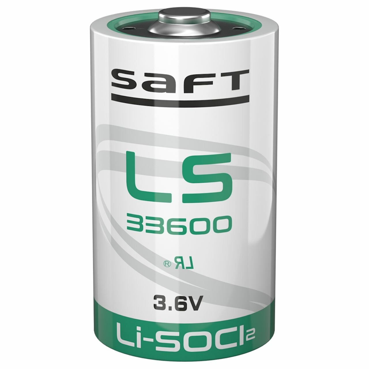 Батарейка SAFT LS33600 D 3.6V 17000 мАч, литий-тионилхлорид (Li-SOCl₂), промышленная, 1 шт