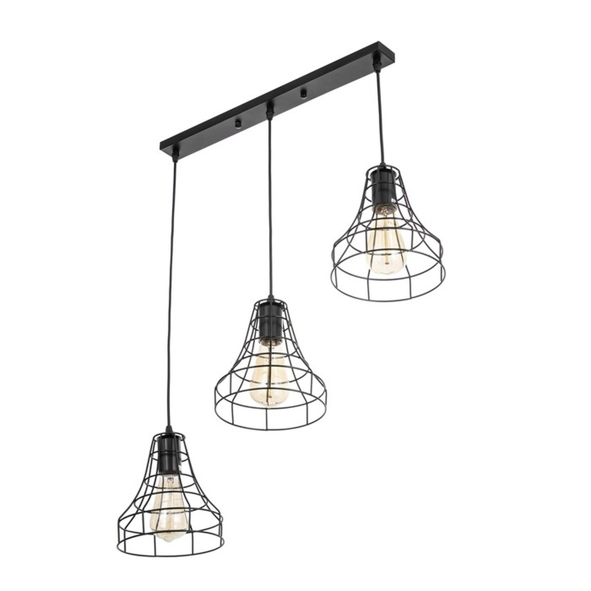 Светильник BayerLux "Кубок", 3хЕ27, 40 Вт, 50 х 18 х 19-139 см