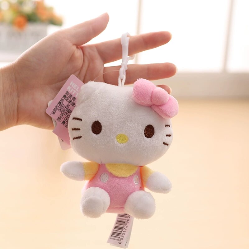 Плюшевый брелок "Hello Kitty", для сумки, мягкий, наполнитель ПП хлопок, фланель