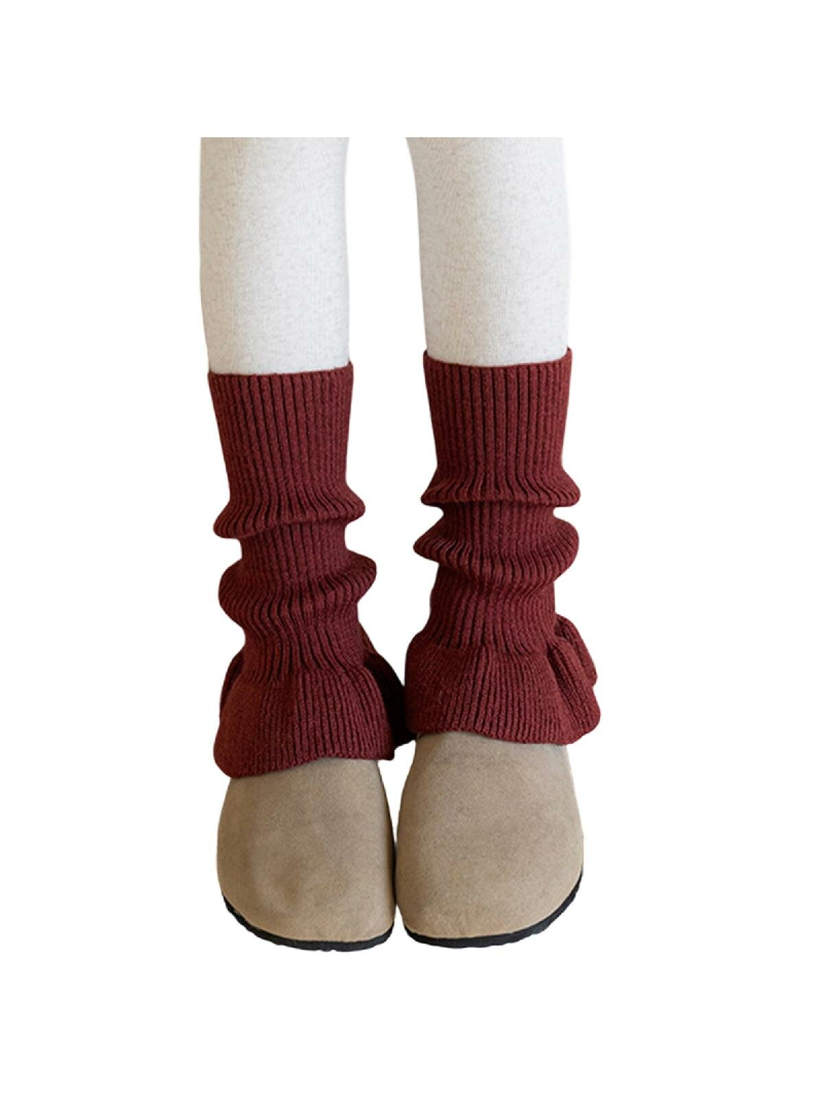 Мягкие акриловые носки для голени, Эластичные аксессуары для холодной погоды