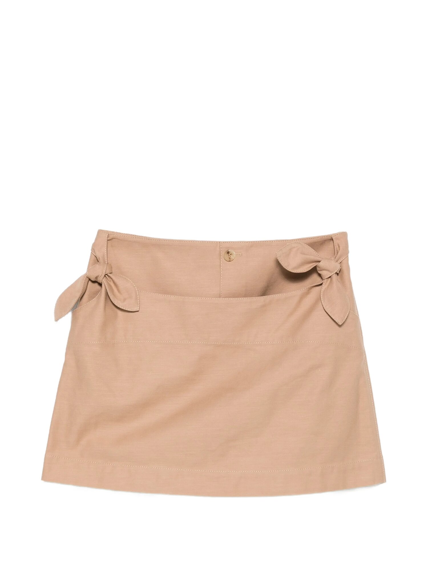 Юбка Bow-detail A-line mini skirt