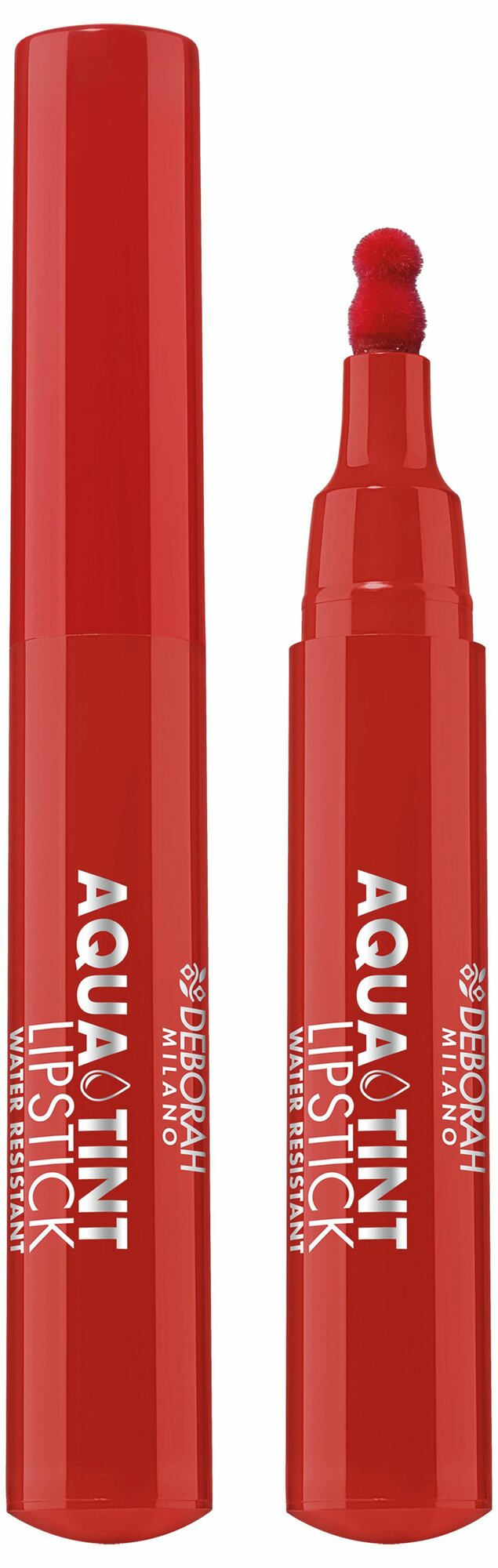 Deborah Milano Тинт для губ тон 05 глубокий красный AQUA TINT LIPSTICK 2.5 г.