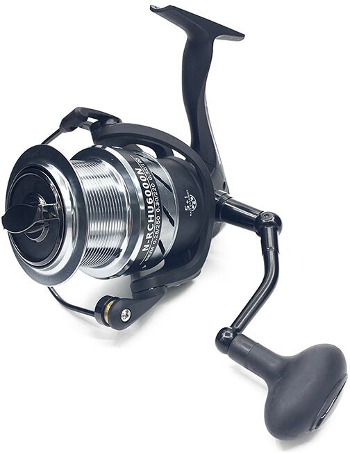 Катушка безынерционная Namazu Carp Hunter NEW CH6000, 5+1 подш, метал. шпуля + запасная графит, N-RCHU6000N